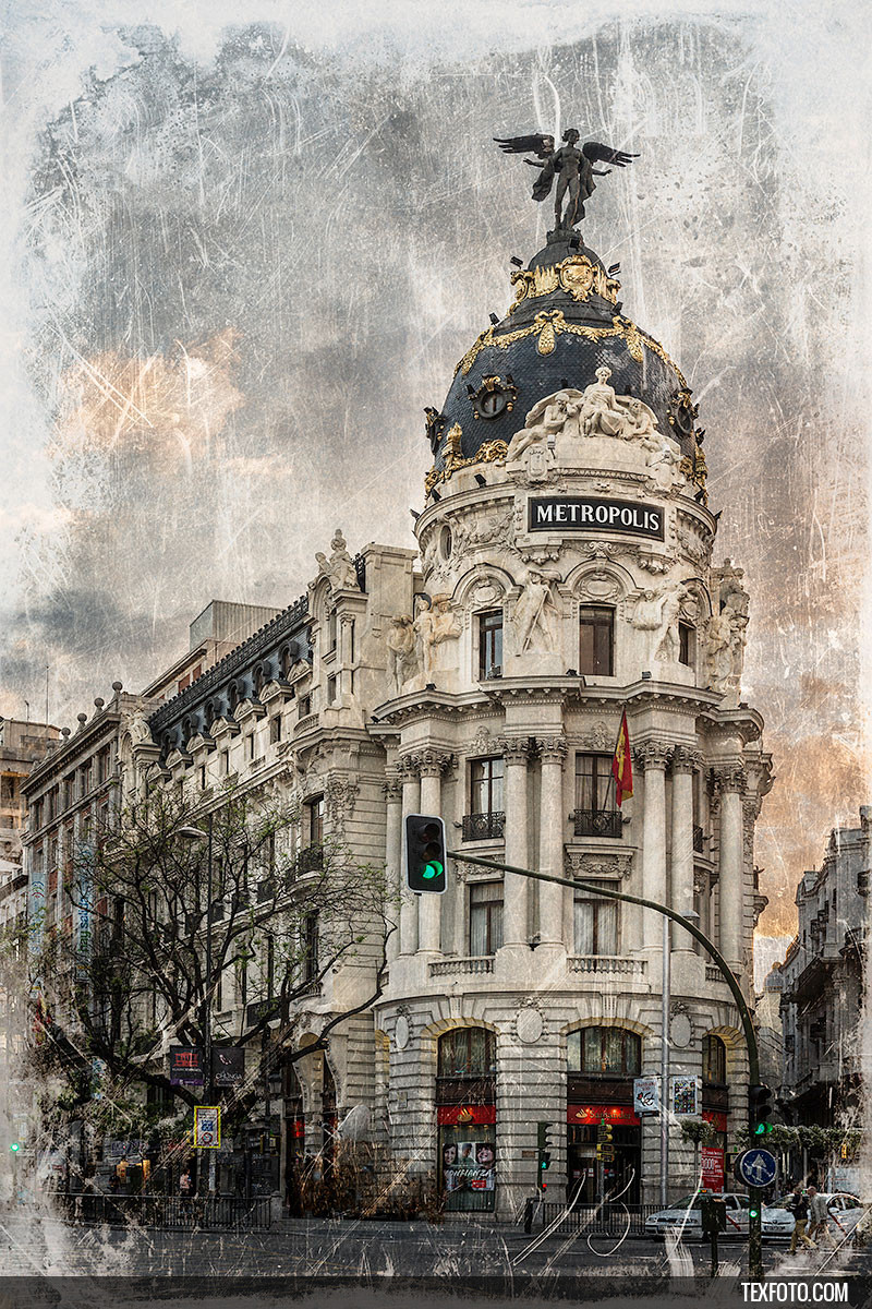 Cuadro Edificio Metropolis de Madrid nº01